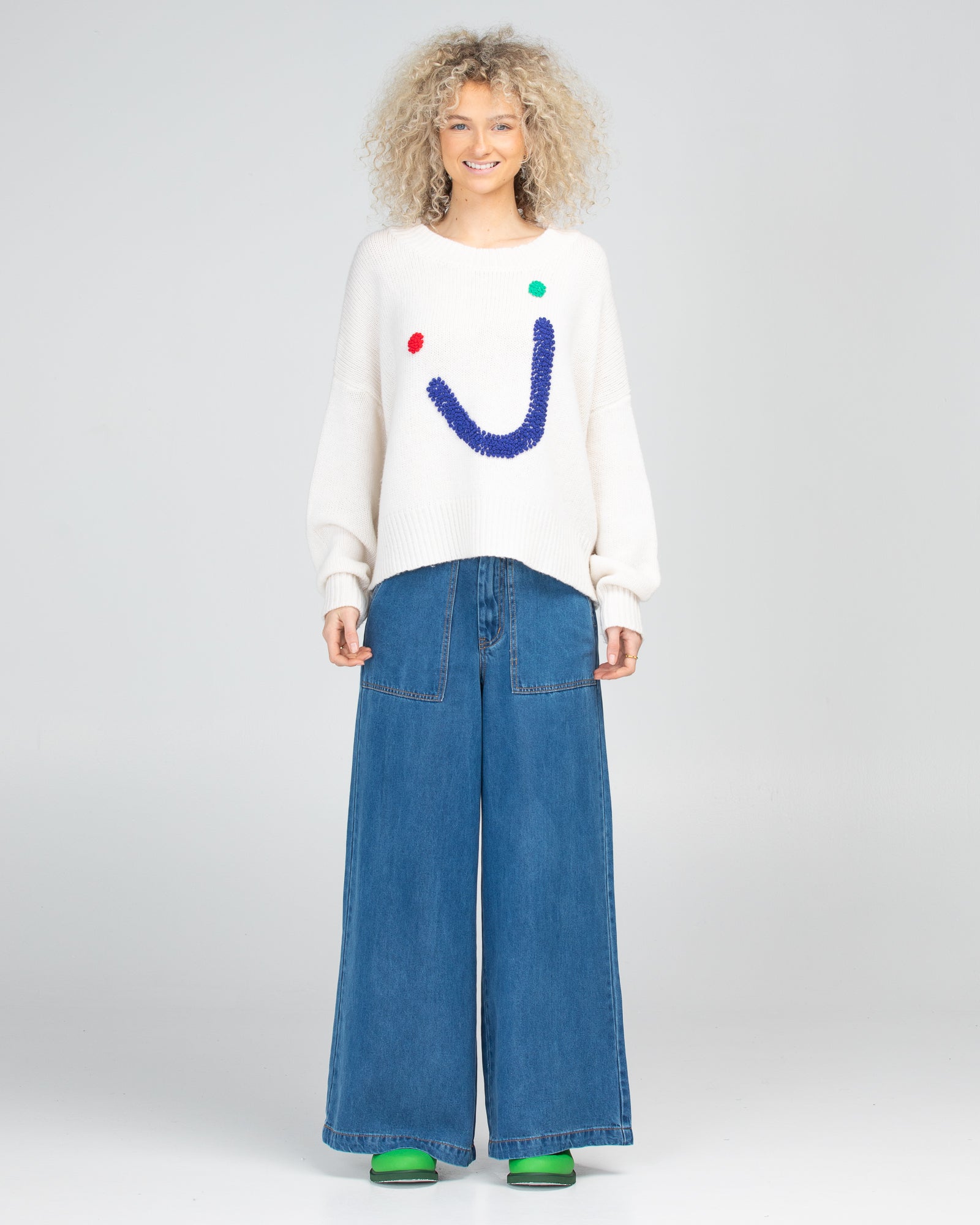 Smile Jumper- Primary – Armadio Style Collective